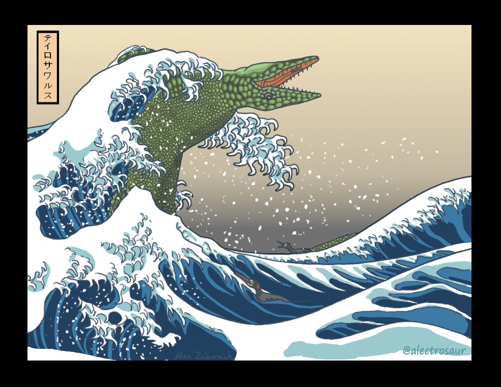 The Great Wave Off Kanagawa Parody