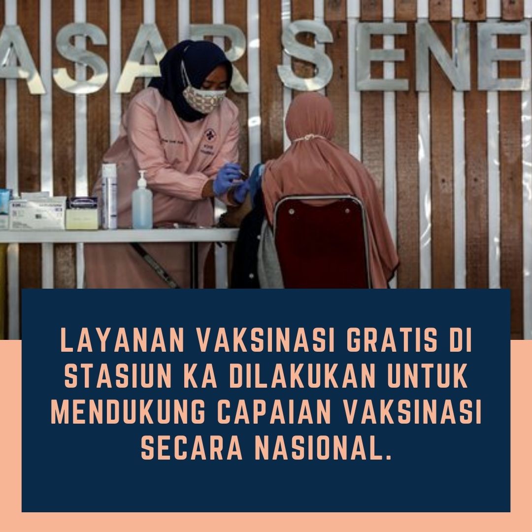 Siti Nurjanah on Twitter: "Karena kuota untuk vaksin yang di sediakan di stasiun juga cukup ...