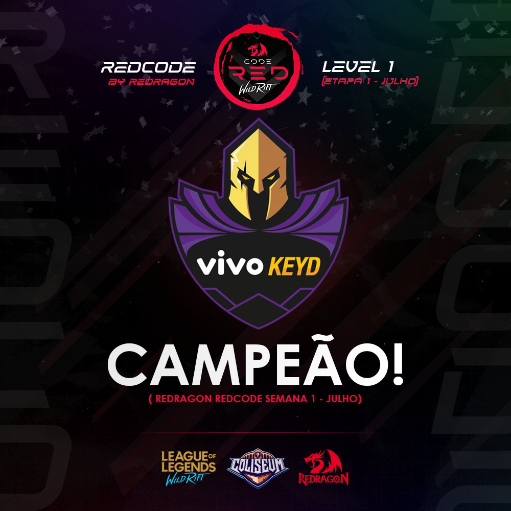 Redragon Brasil on Twitter: "A @VivoKeyd levou a 2ª semana do Redragon RedCode vs a Dreammax ...
