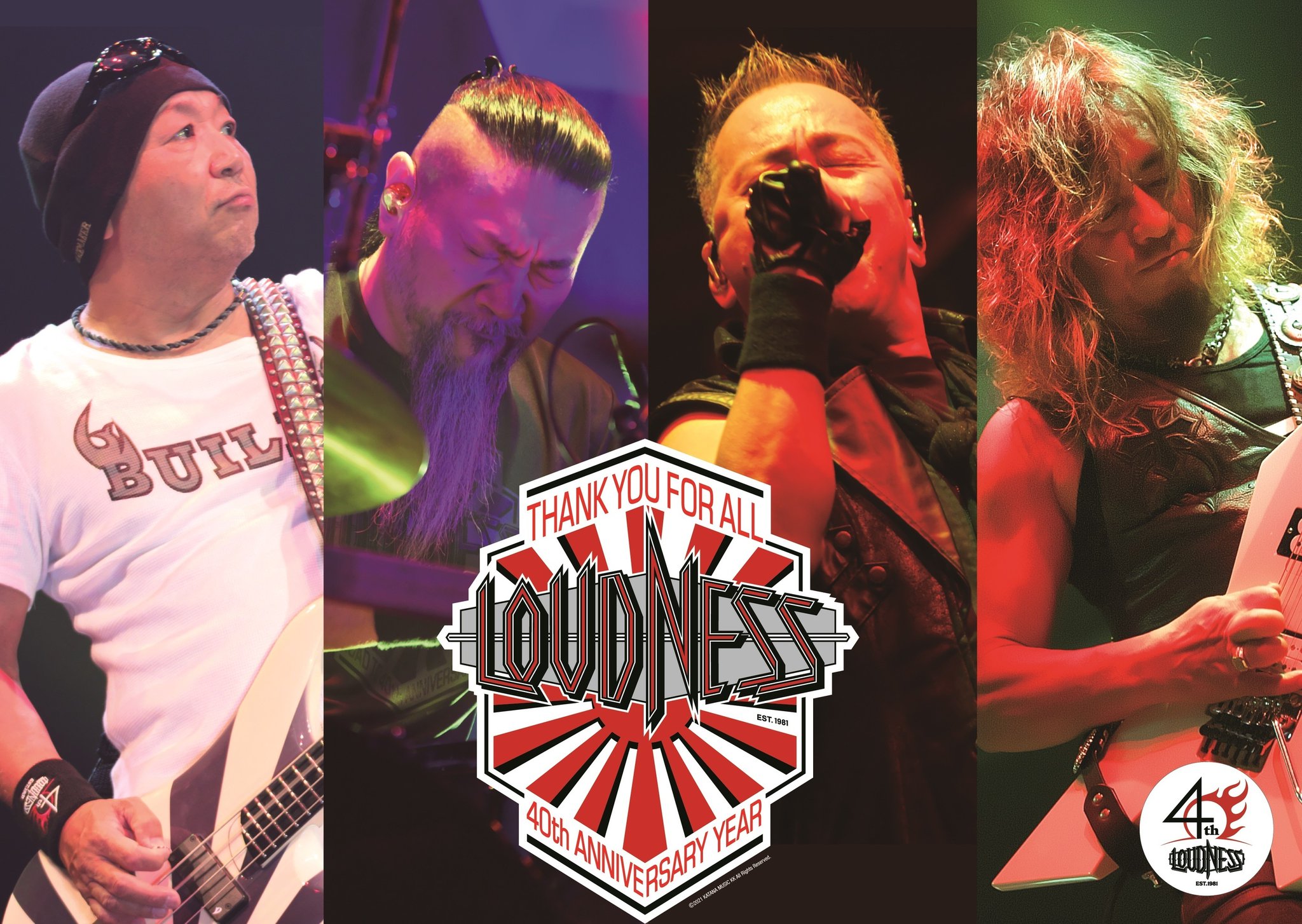 Creativeman on Twitter: "【LOUDNESS デビュー40周年記念ツアーの開催が決定！】 詳しくは下記リンクをご確認ください。 https://t.co ...