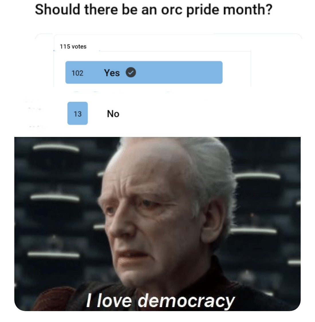 Gollum Hair Loss Meme