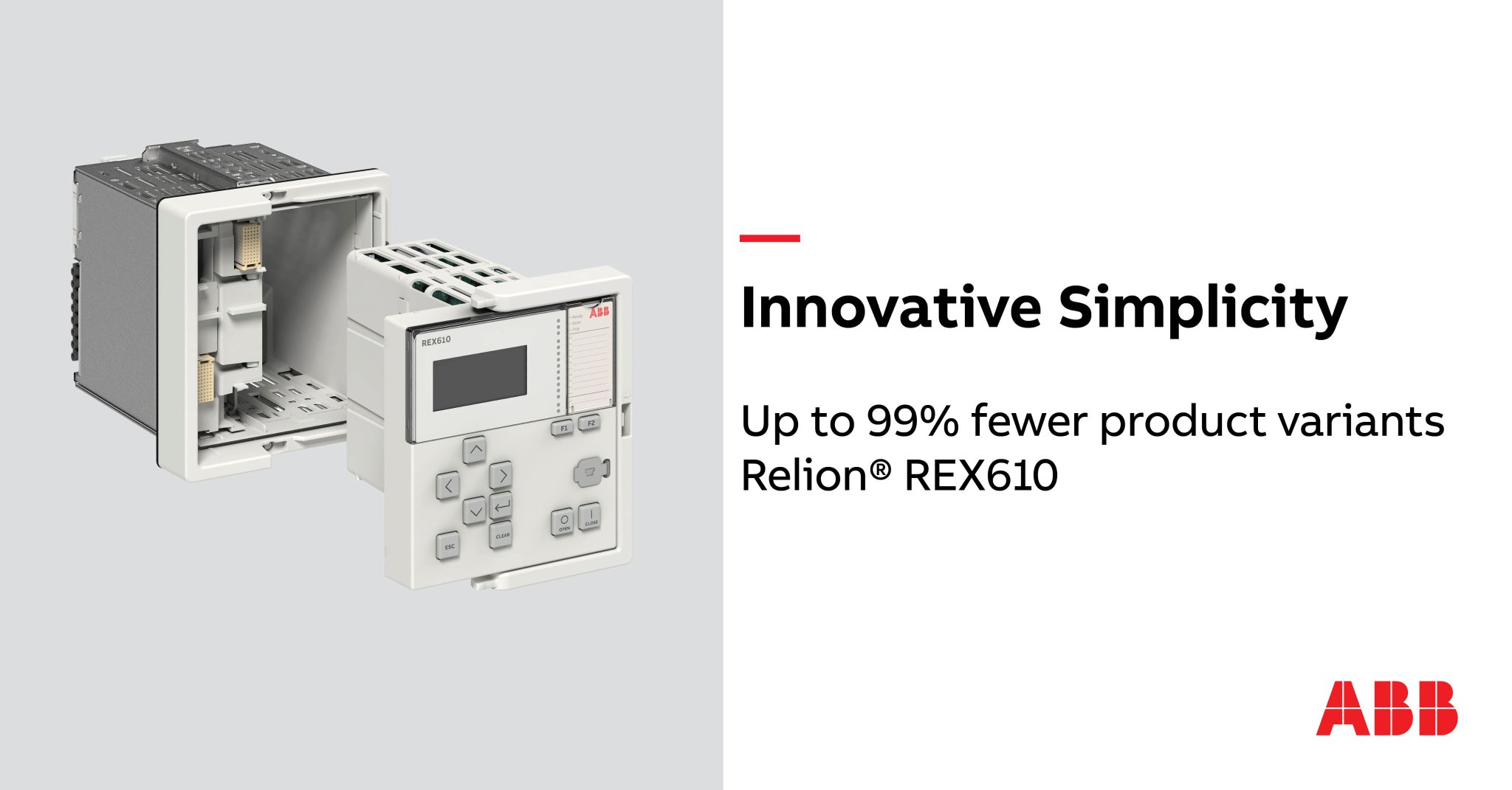 ABB Electrification on Twitter: "Our new protection relay in the Relion® family, REX610, is a ...