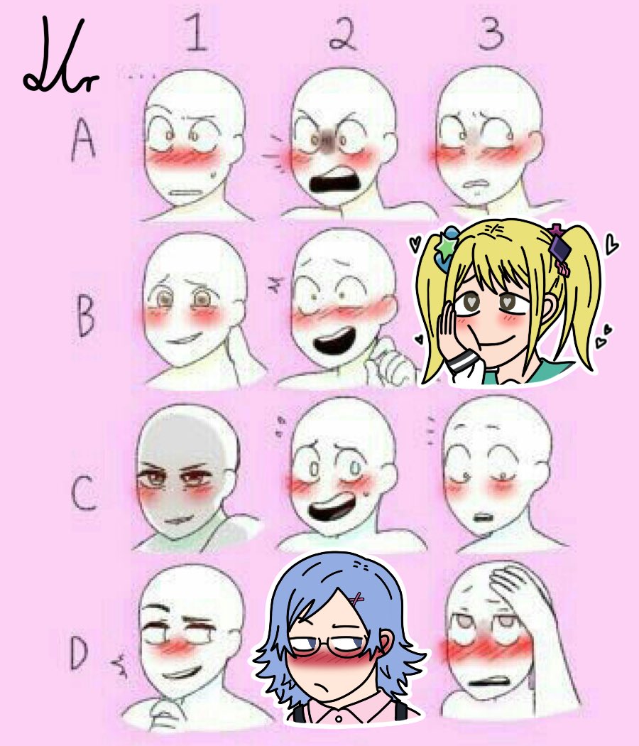 Share 70 Anime Facial Expressions Chart Super Hot Vn
