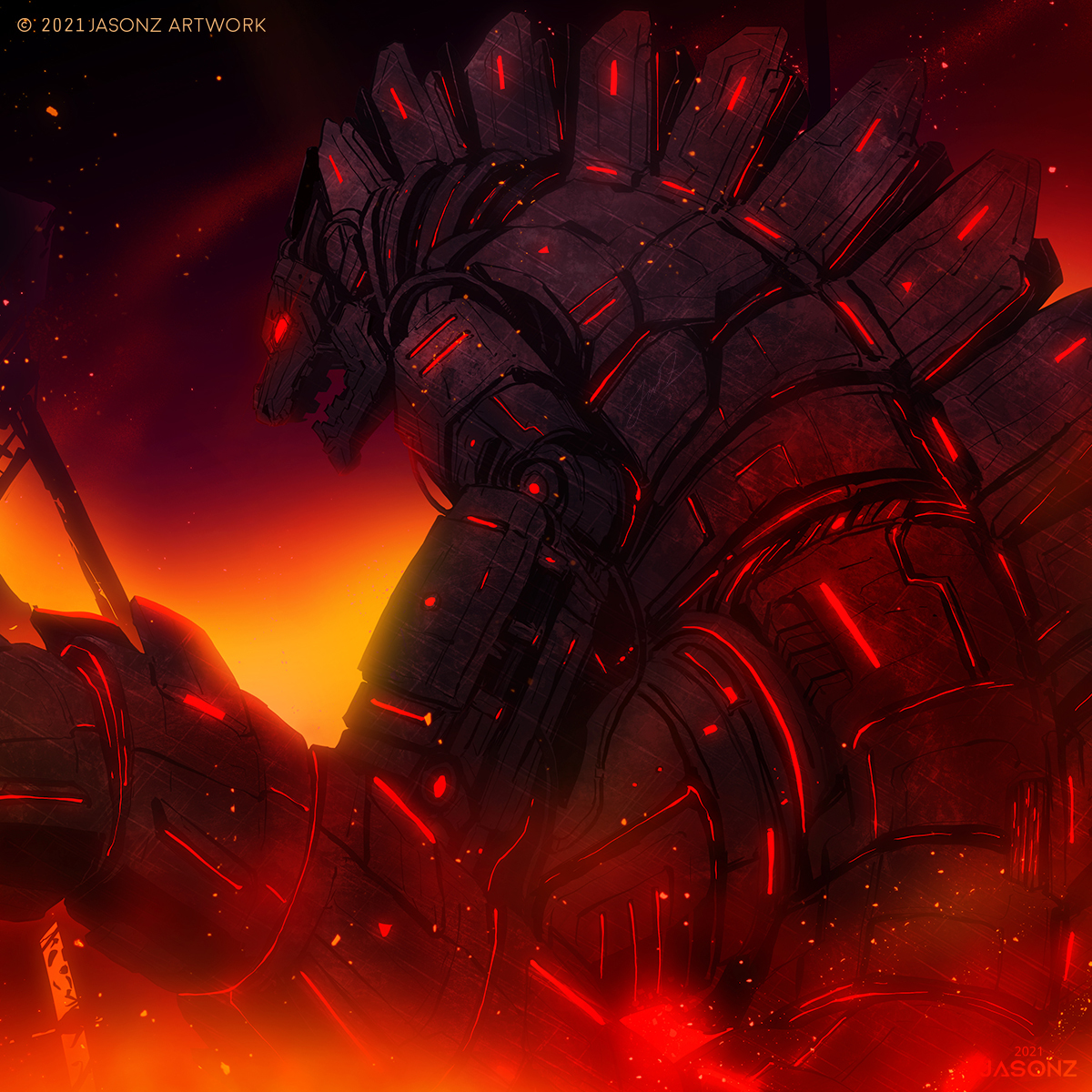 Mechagodzilla Fan Art
