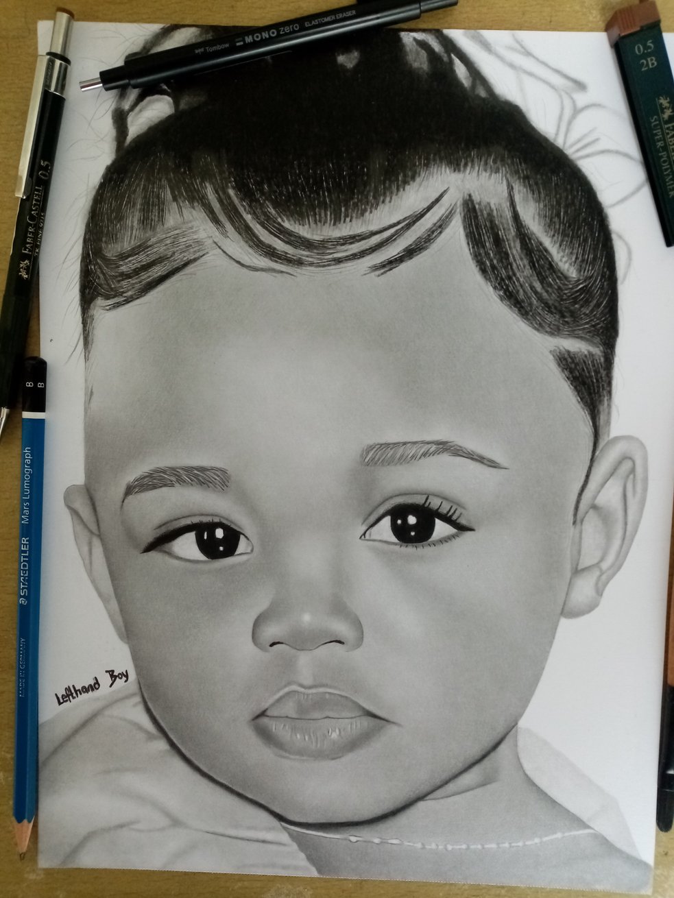 Baby Boy Drawing Realistic
