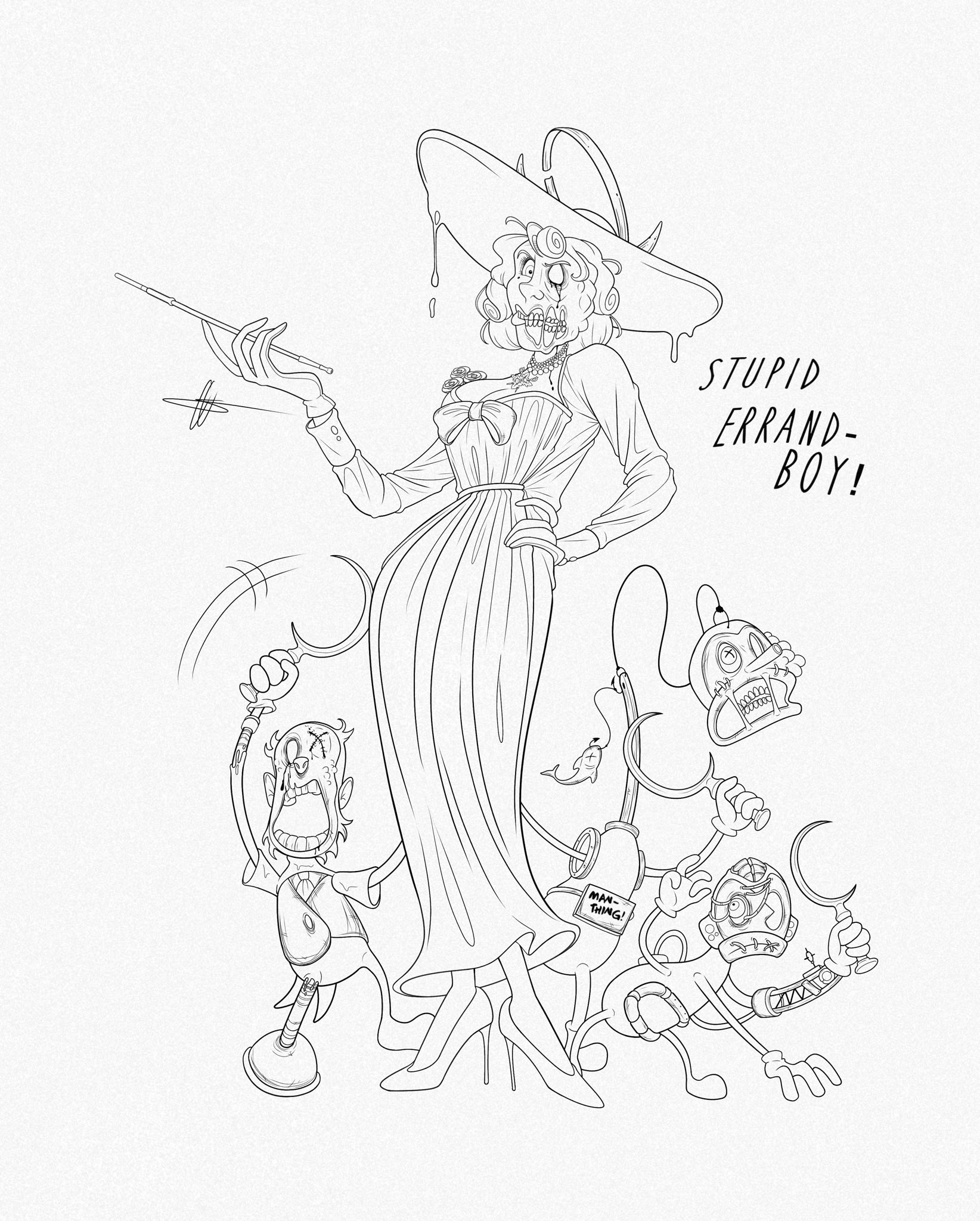 ink on Twitter: "lineart! https://t.co/IQMHTKL1zy" / Twitter