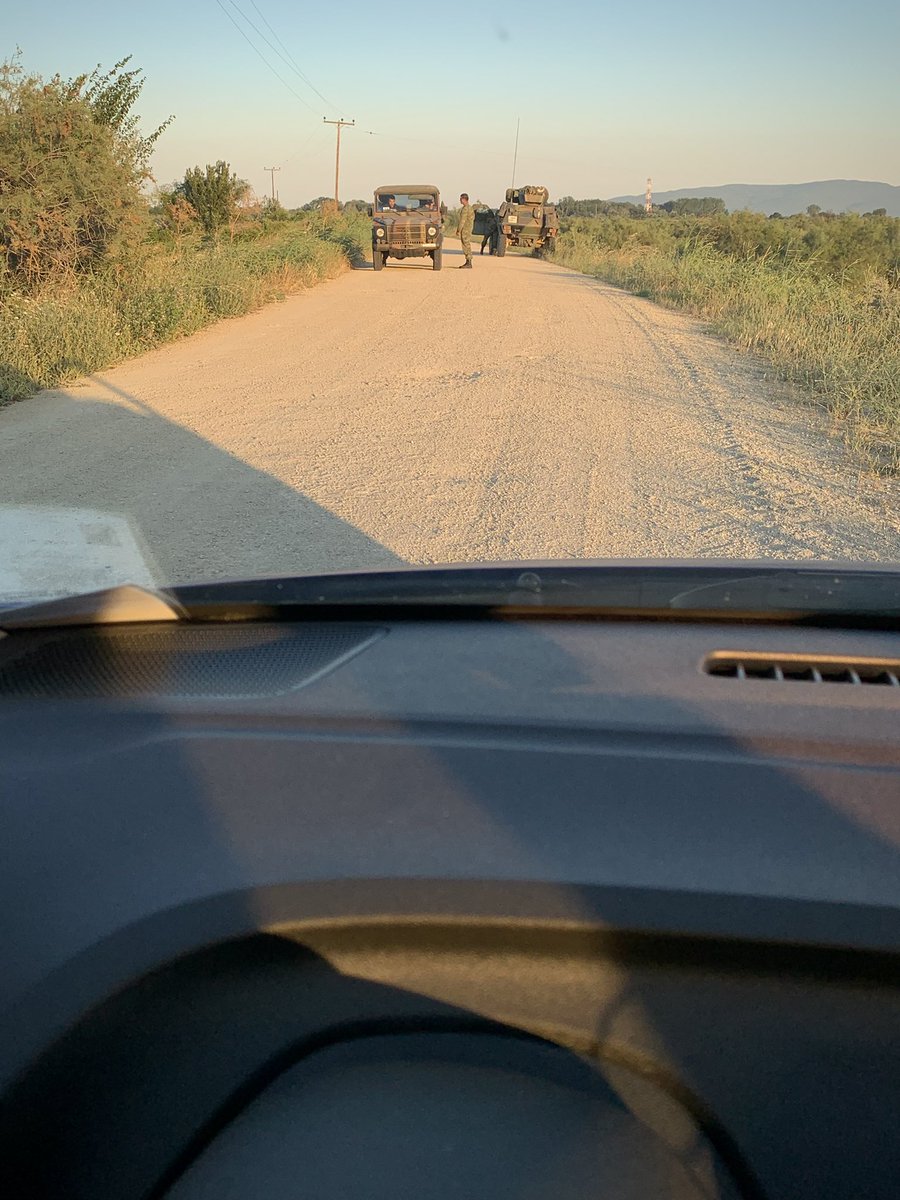 The Greek military has stepped up its patrols in and around the #Evros ...
