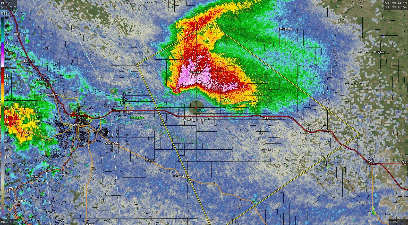 Supercell Thunderstorm Radar
