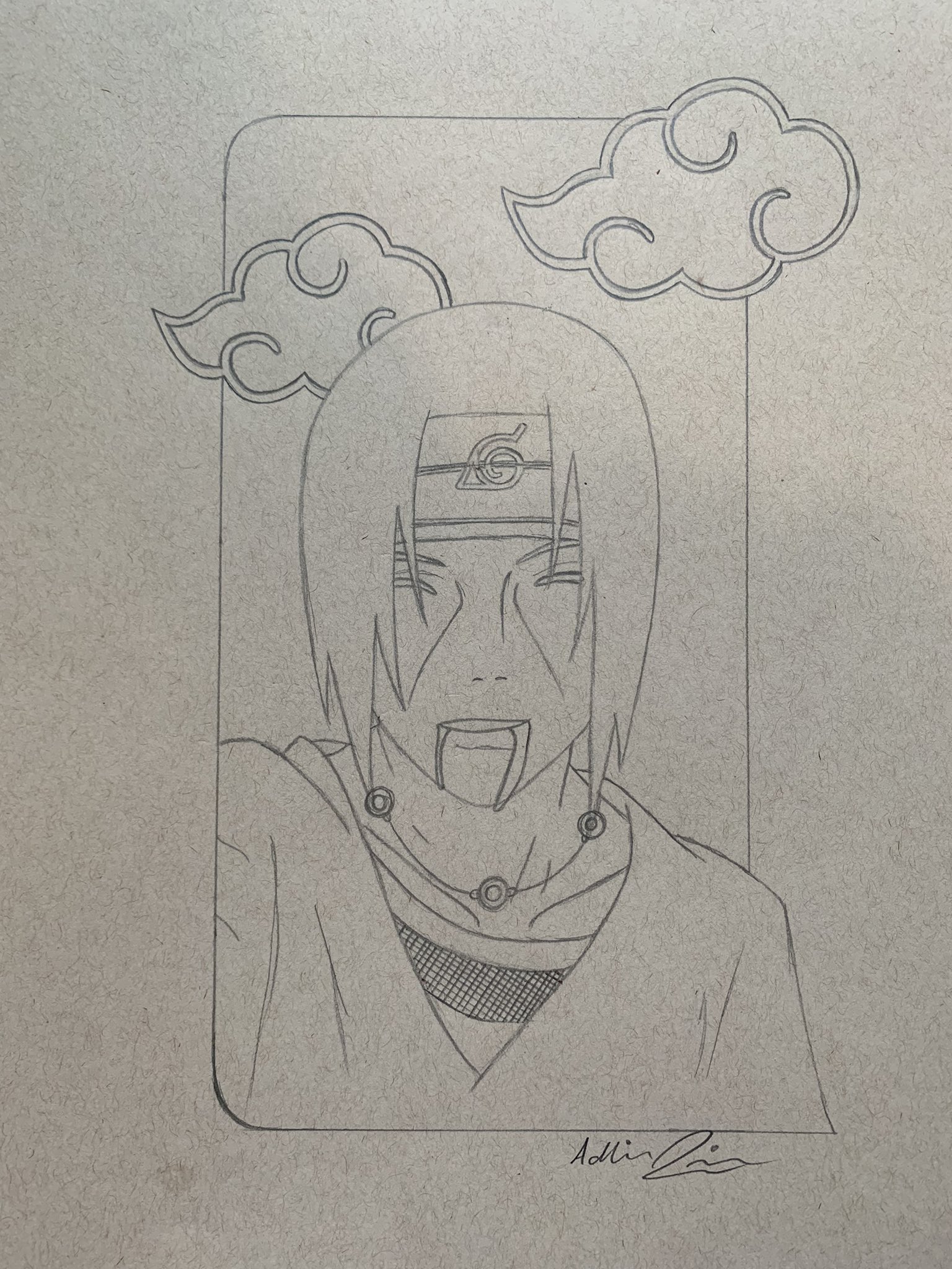 Itachi Uchiha Akatsuki Drawings
