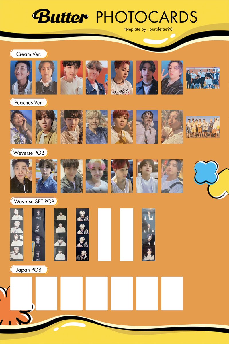 BTS Butter Photocards Artist Trading Cards Art & Collectibles etna.com.pe