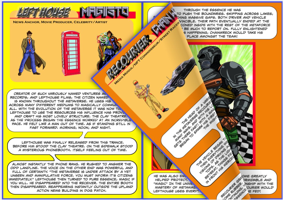 MetaForce Comics on Twitter: "Lore Stories is right around the corner. Totally decentralized, no ...