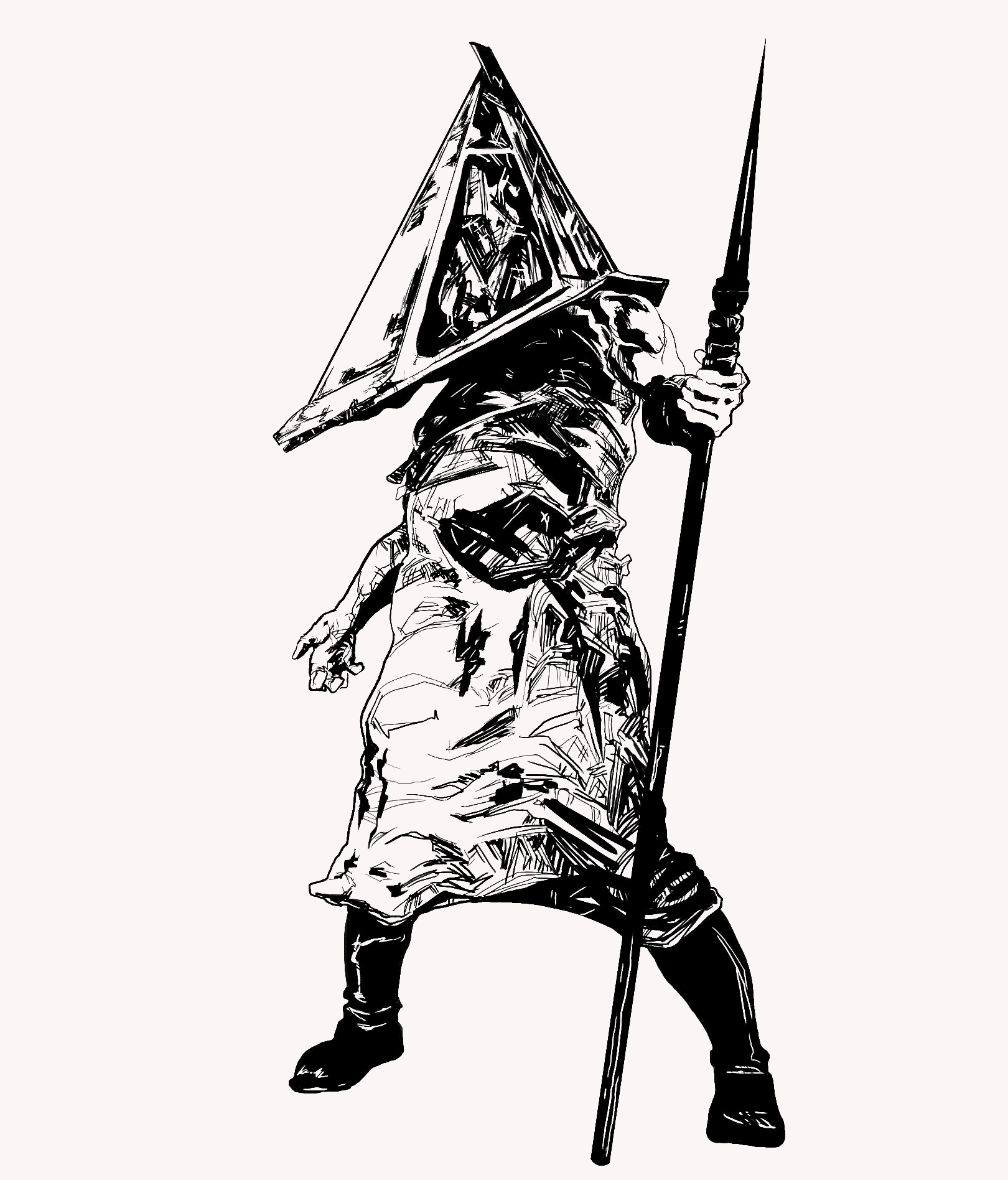 Pyramid Head Drawing
