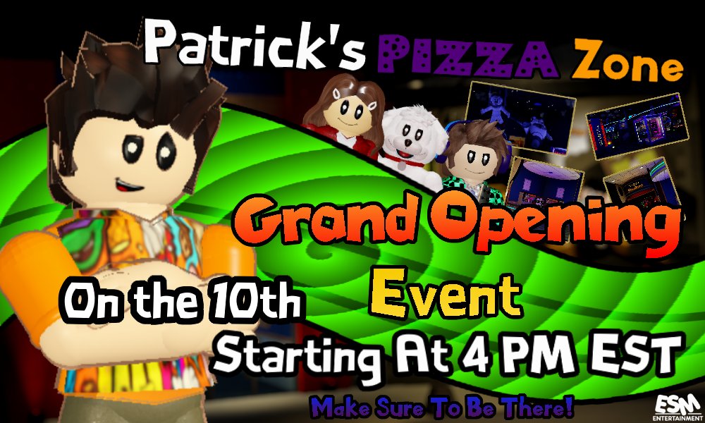PAT Studios Roblox on Twitter: "IT IS OFFICIAL! Ppz Will Be Opening It's Doors Today and it will ...