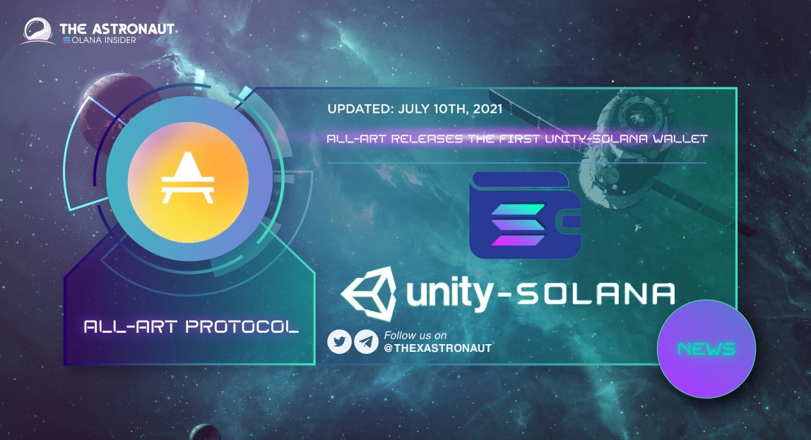 The Astronaut on Twitter: "The First Open-Source Unity-Solana Wallet with NFT support is ...