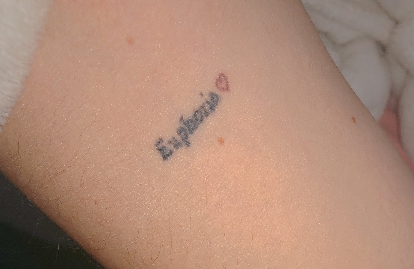 Euphoria Wrist Tattoo