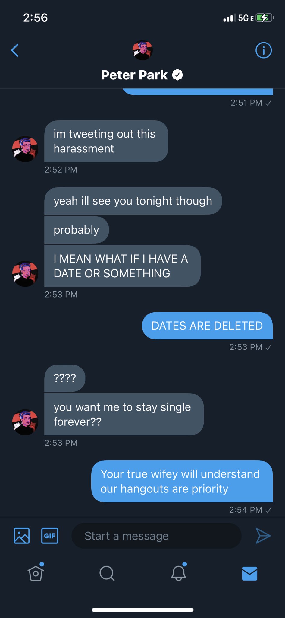 RAE on Twitter: "@peterparkTV If you plan to date Peter, plz hold https://t.co/hWsalbradS" / Twitter