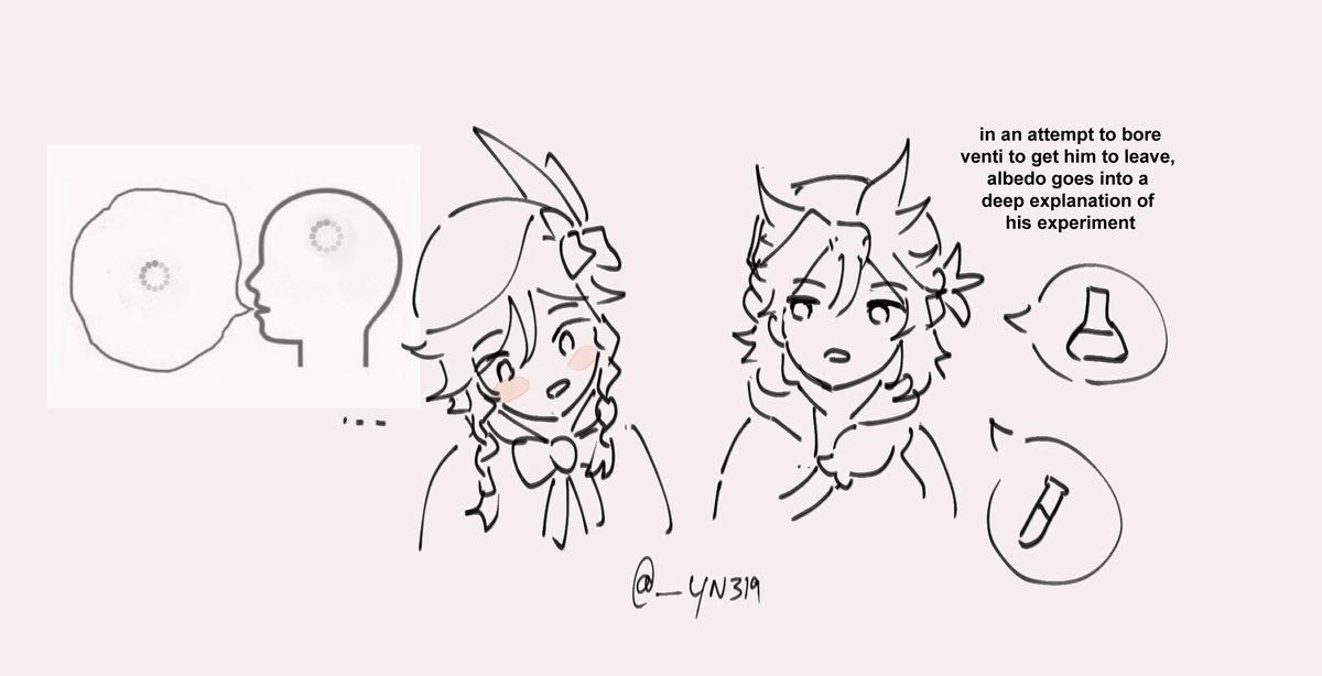 「aether hides his tummy? :0 #GenshinImpact #原神 #xiao #aethe」RIIKYUNの漫画