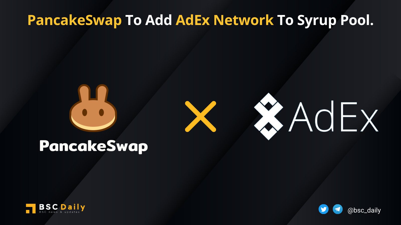 BSCDaily on Twitter: "The decentralized digital advertising platform @AdEx_Network is in ...