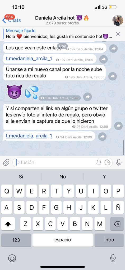 Daniela Arcila on Twitter: "https://t.co/c0u3A4RC0X únete a mi nuevo grupo de telegram https://t ...