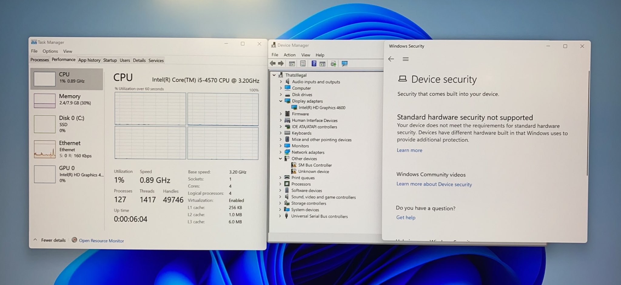 Linus Tech Tips on Twitter: "Old CPU? No TPM? No Secure Boot? No Problem! https://t.co ...