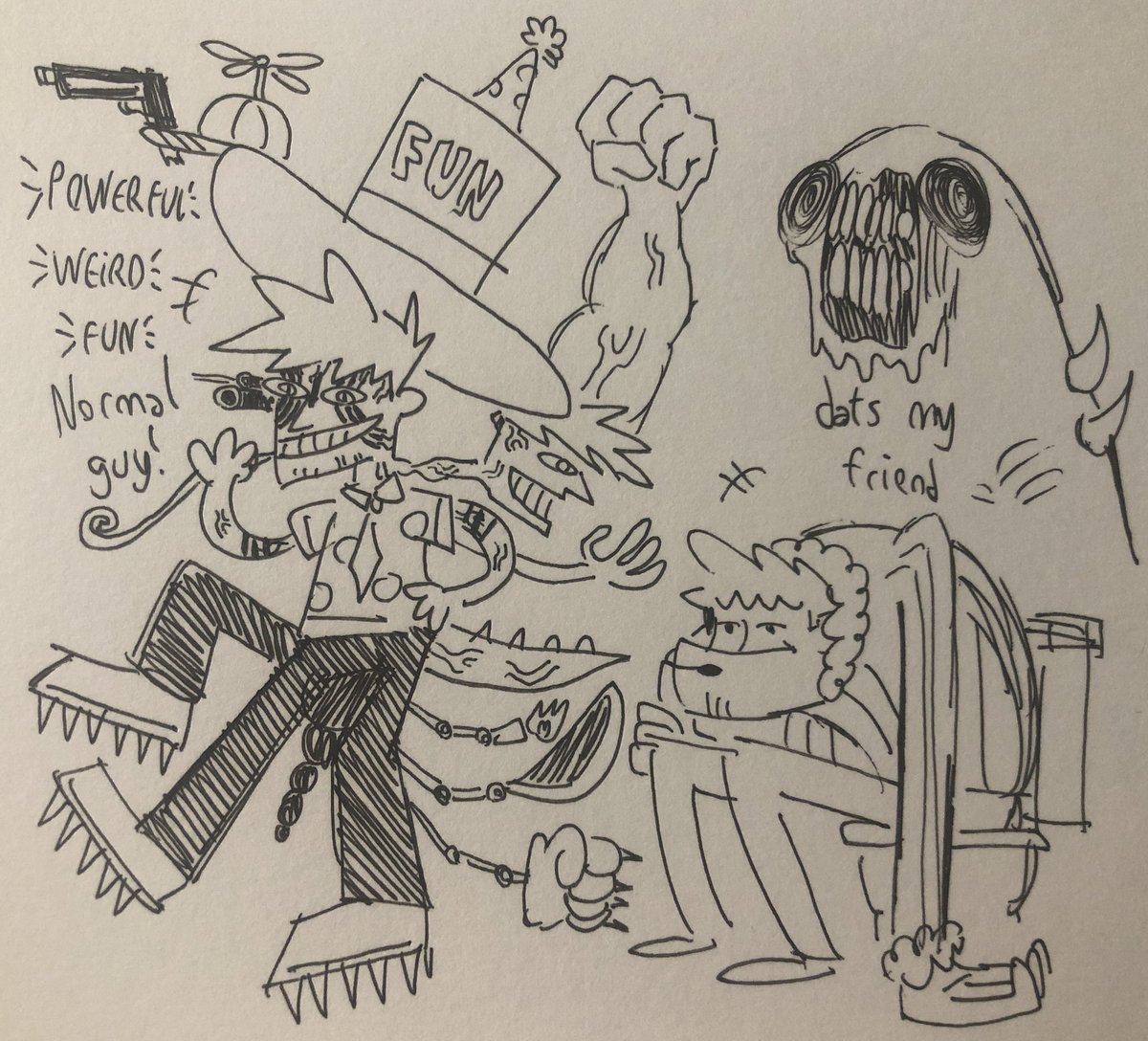 「I made lil fanart of @DrDimir's fun computer guy 」Josh-S26 🍎の漫画