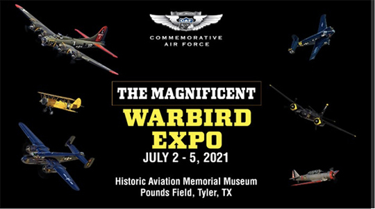 LIVESTREAM ~ The Magnificent Warbird Expo 2021, LIVE / Twitter