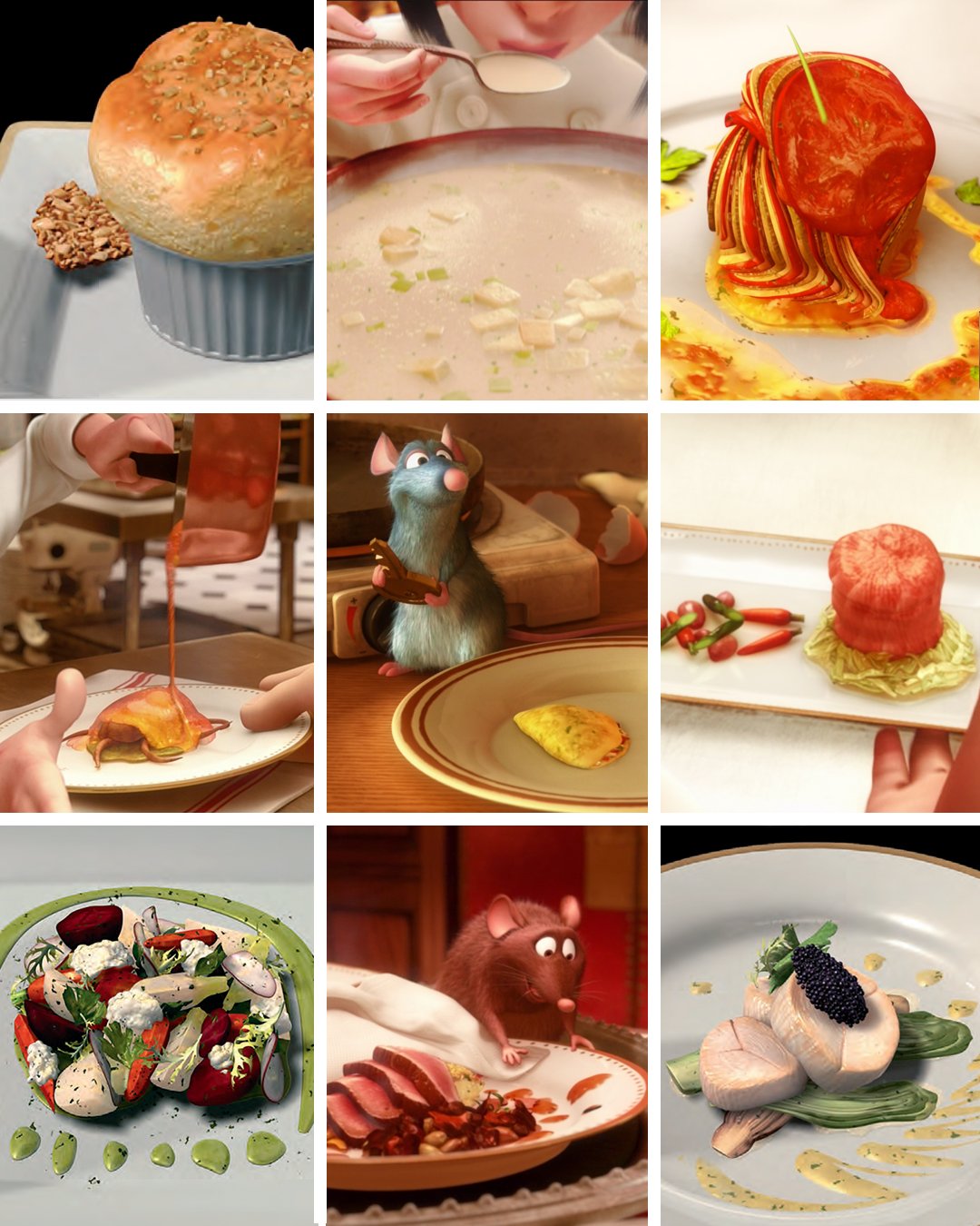 Ratatouille Pixar Food