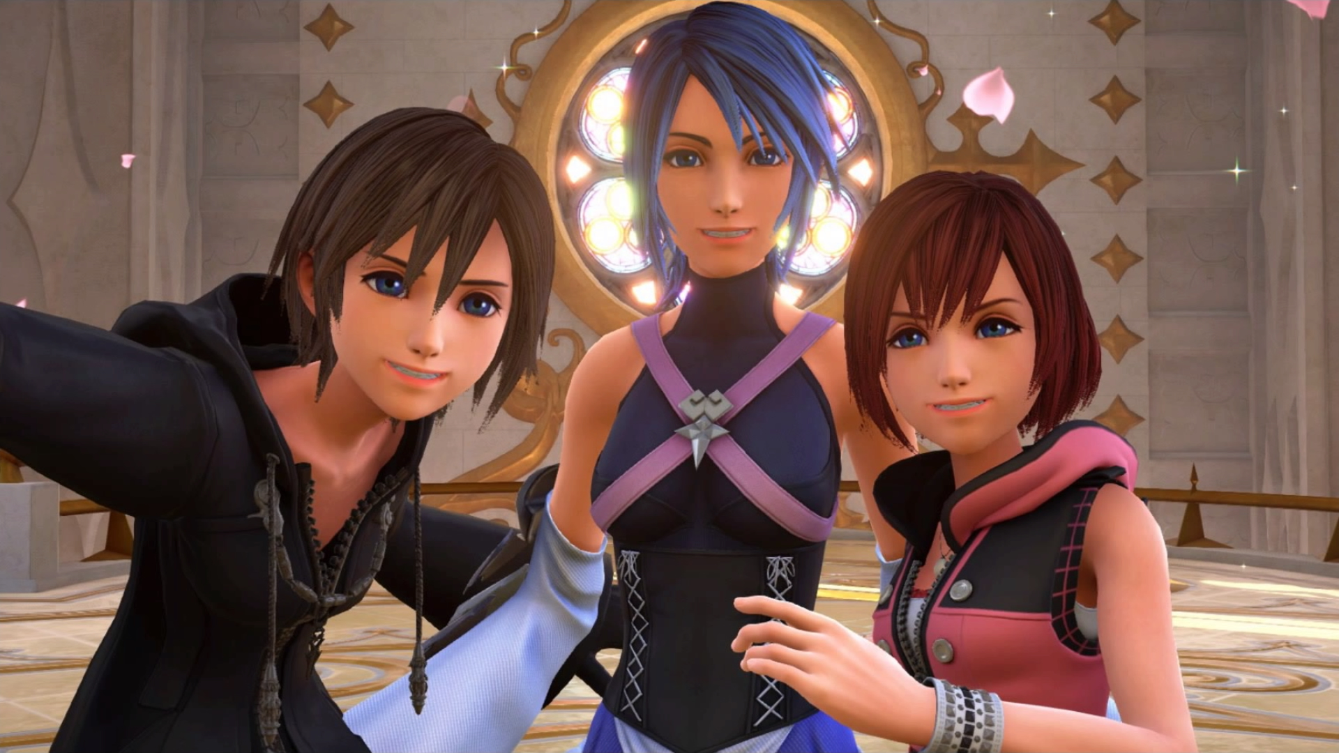 Xion And Kairi Kingdom Hearts Kingdom Hearts] Kairi, Xion, & Namine