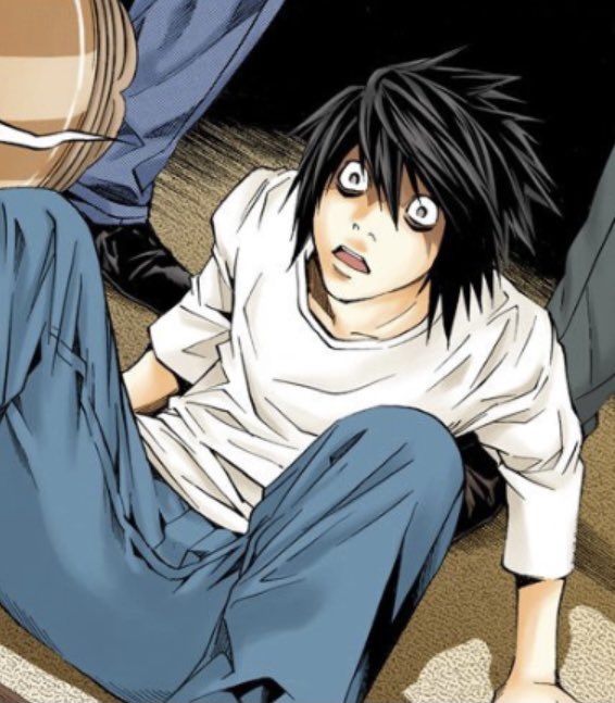 L Lawliet Sitting Position
