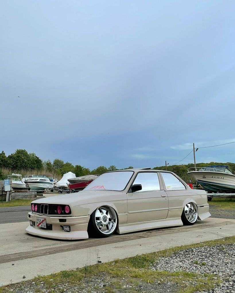 Bmw E30 Stance White