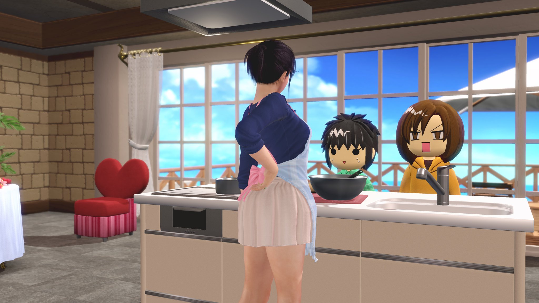 Doaxvv Karl On Twitter システムキッチンの前でポーズを取らせると、消える件、仕様だそうです😒 キッチンの前でこの小