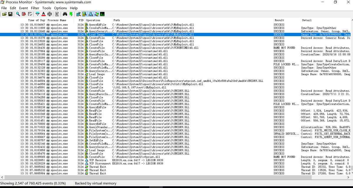 Ptrace Security GmbH on Twitter: "PrintNightmare (CVE-2021-1675): Remote code execution in ...
