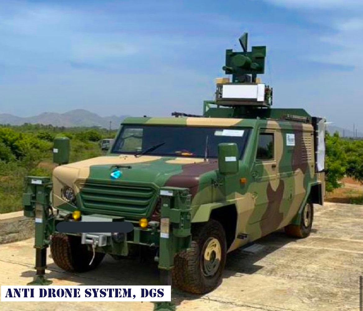 Defence Decode® on Twitter: "Kalyani #LSV based 1. Anti Drone System DGS (BEL-DRDO) 2. Mobile ...