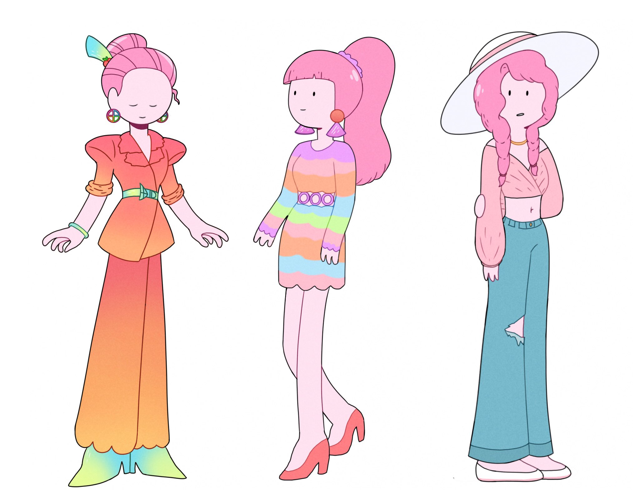 Adventure Time Princess Bubblegum Outfits