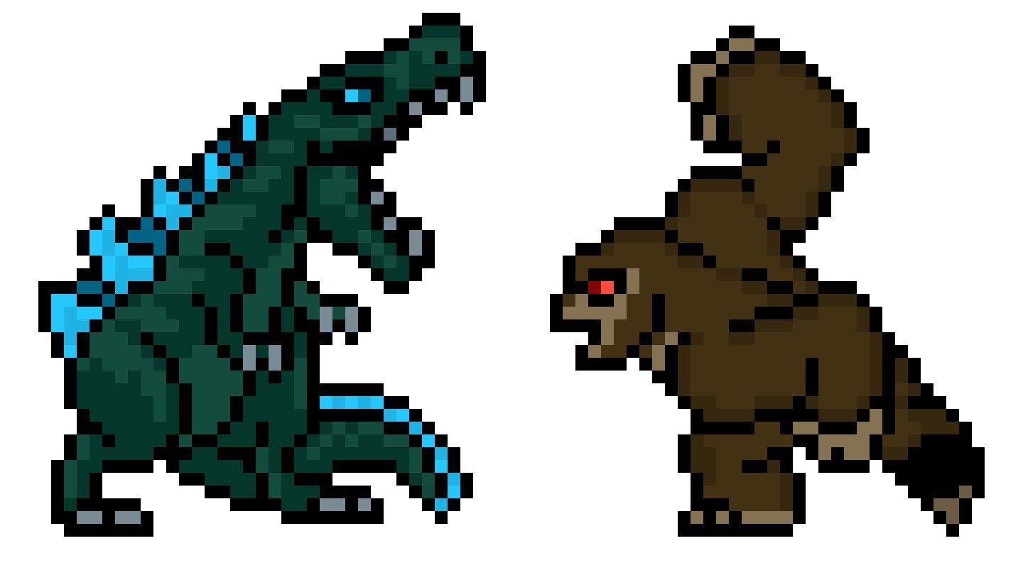 Godzilla Pixel Art