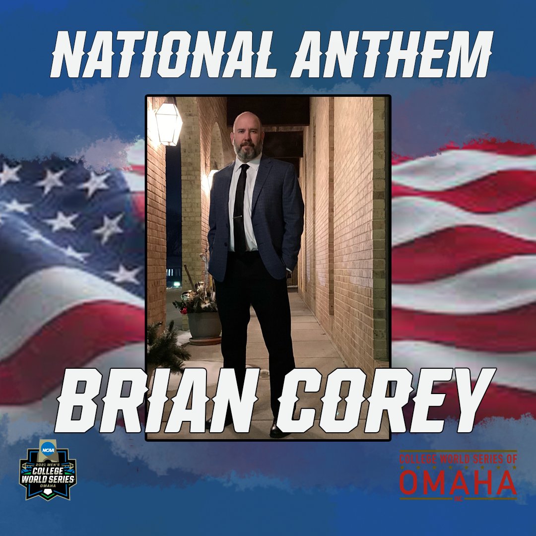 College World Series of Omaha on Twitter: "Brian Corey will be performing the National Anthem ...