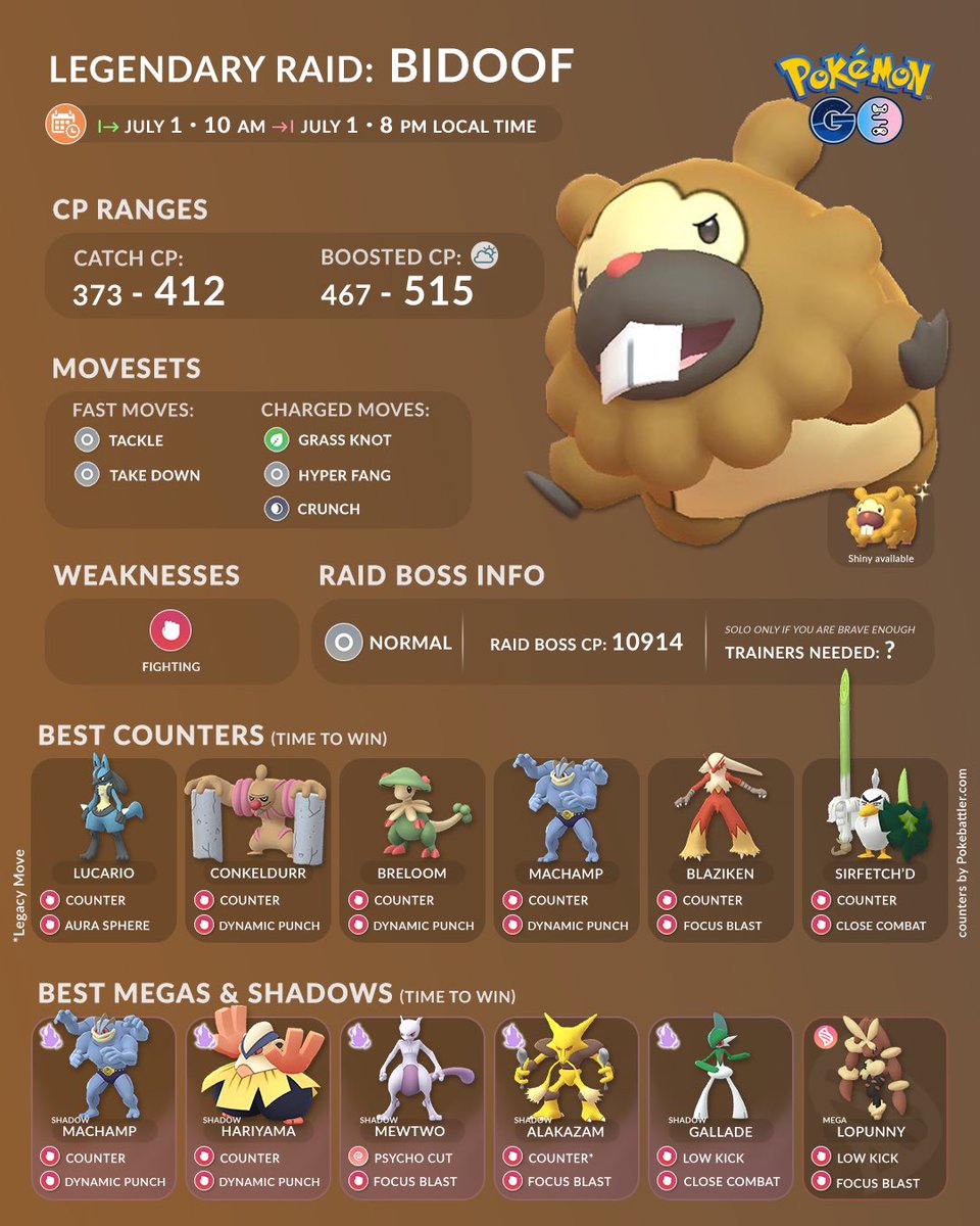 Bidoof Legendary