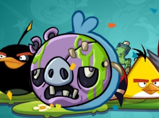 Angry Birds Halloween Zombie Pigs
