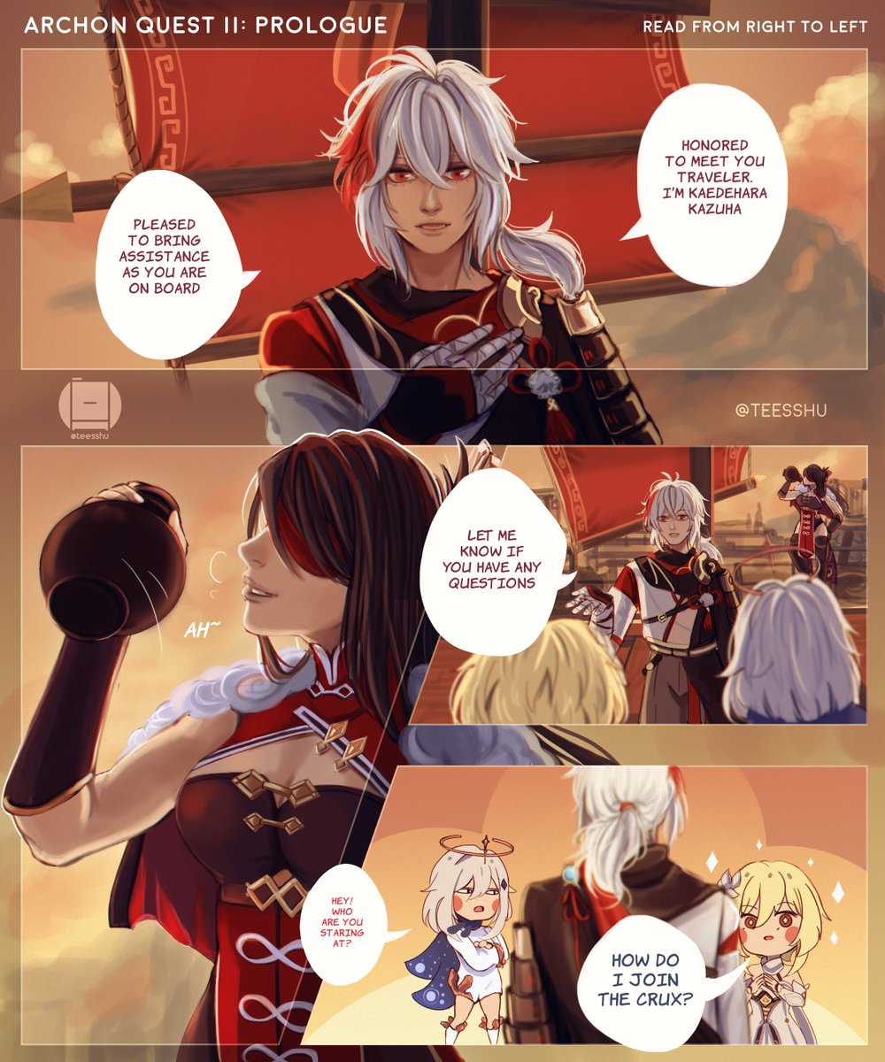 1.6 comic] arriving at the alcor for the archon quest felt 」alex 🌟 @ 🎉🌻 ...