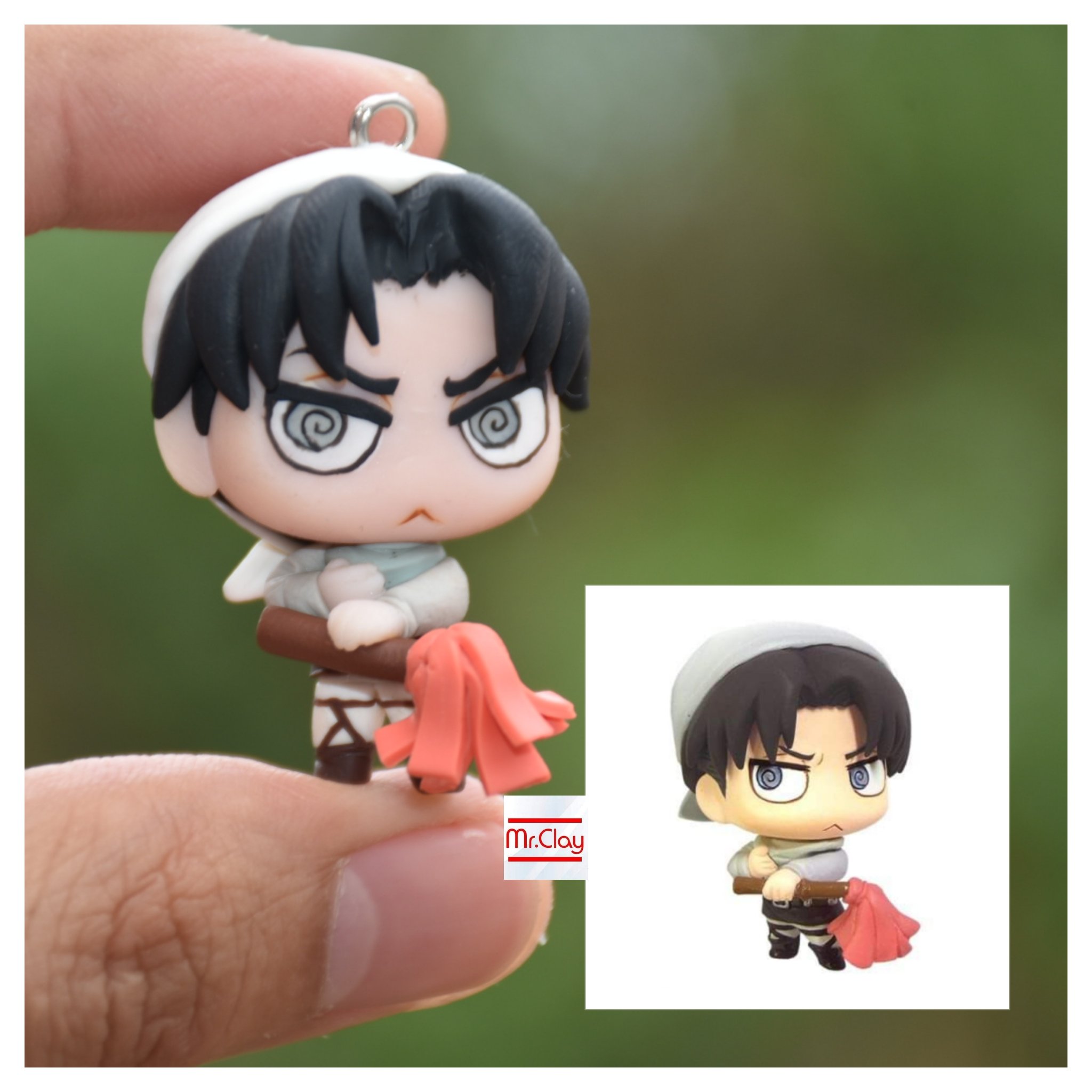 Polymer Clay Chibi Hair