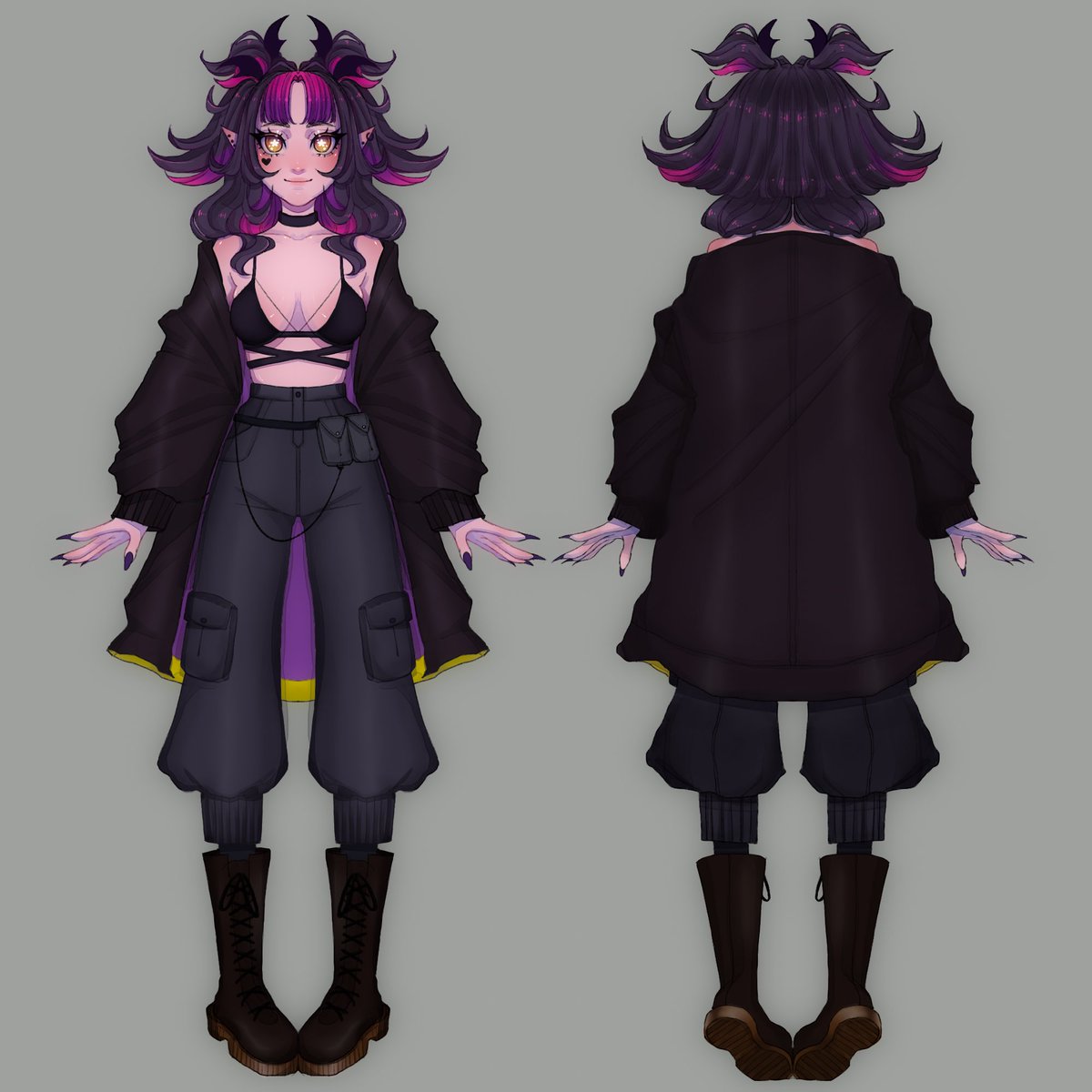 「commission for @Hex_VT it was a great p」|mui🐹☁️🌙☆comms close | VTuberのイラスト