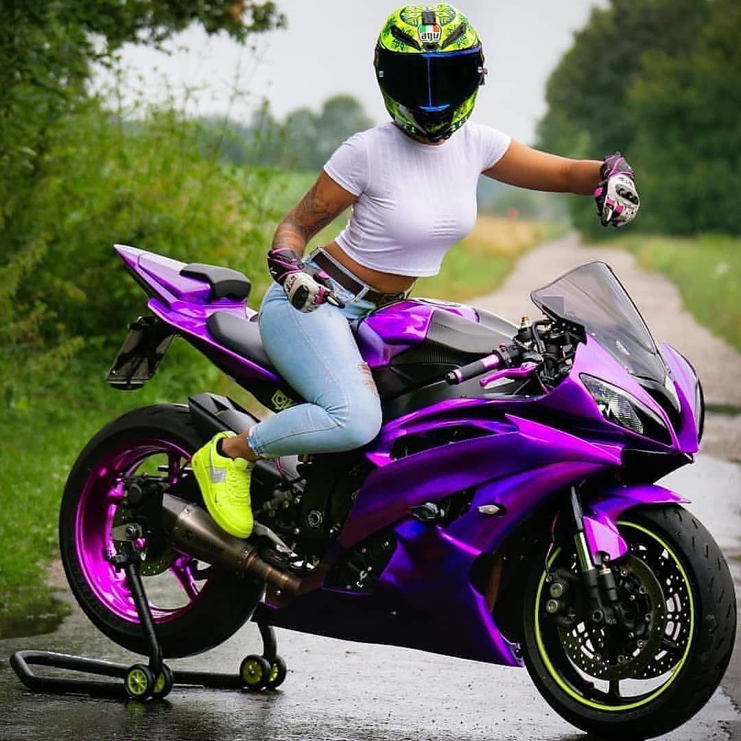 Yamaha R6 Purple