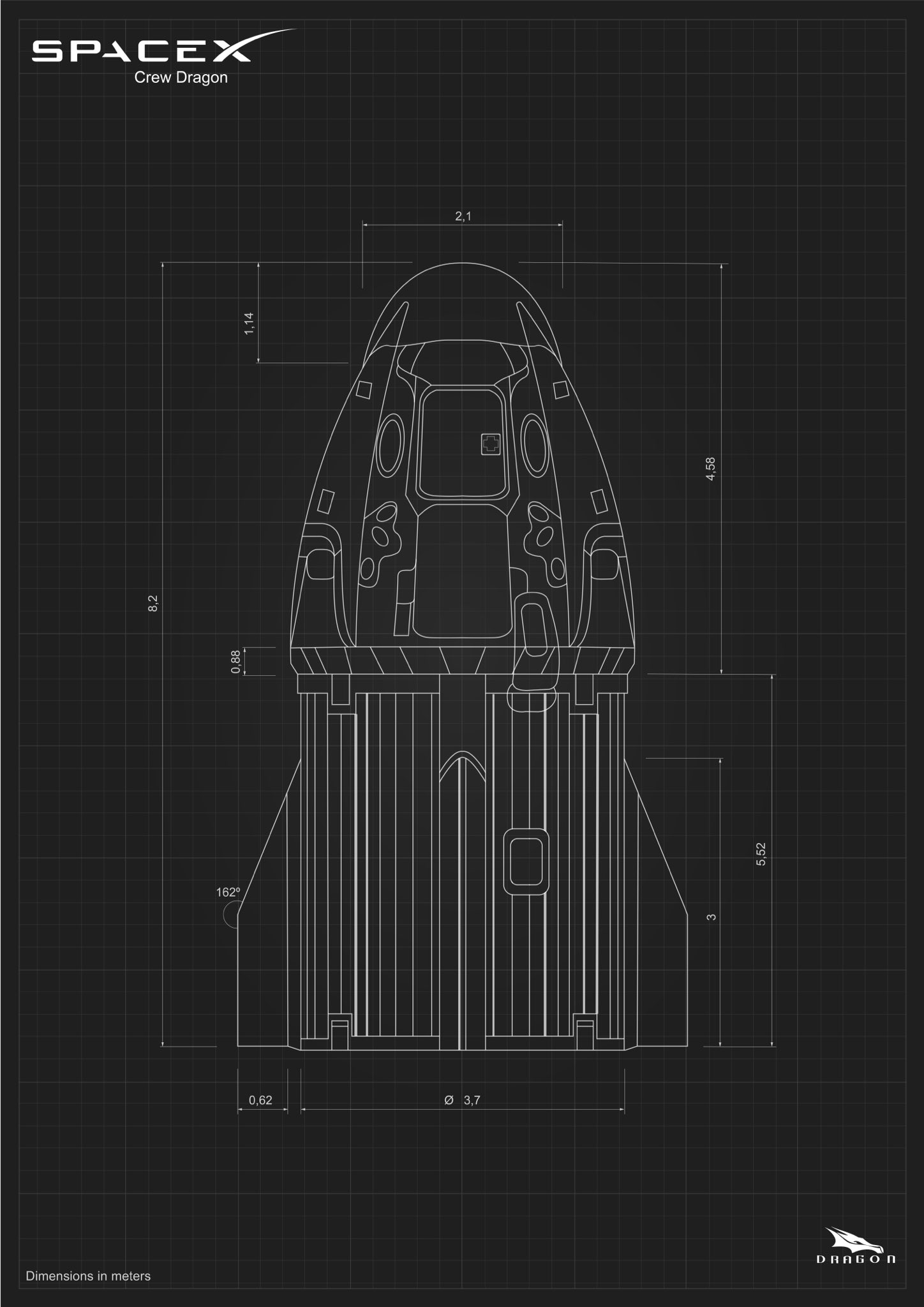 Spacex Dragon Dimensions