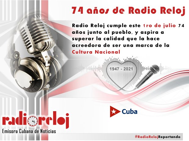 subterráneo Luna Retirarse radio reloj nacional cuba Alrededor Miedo a ...