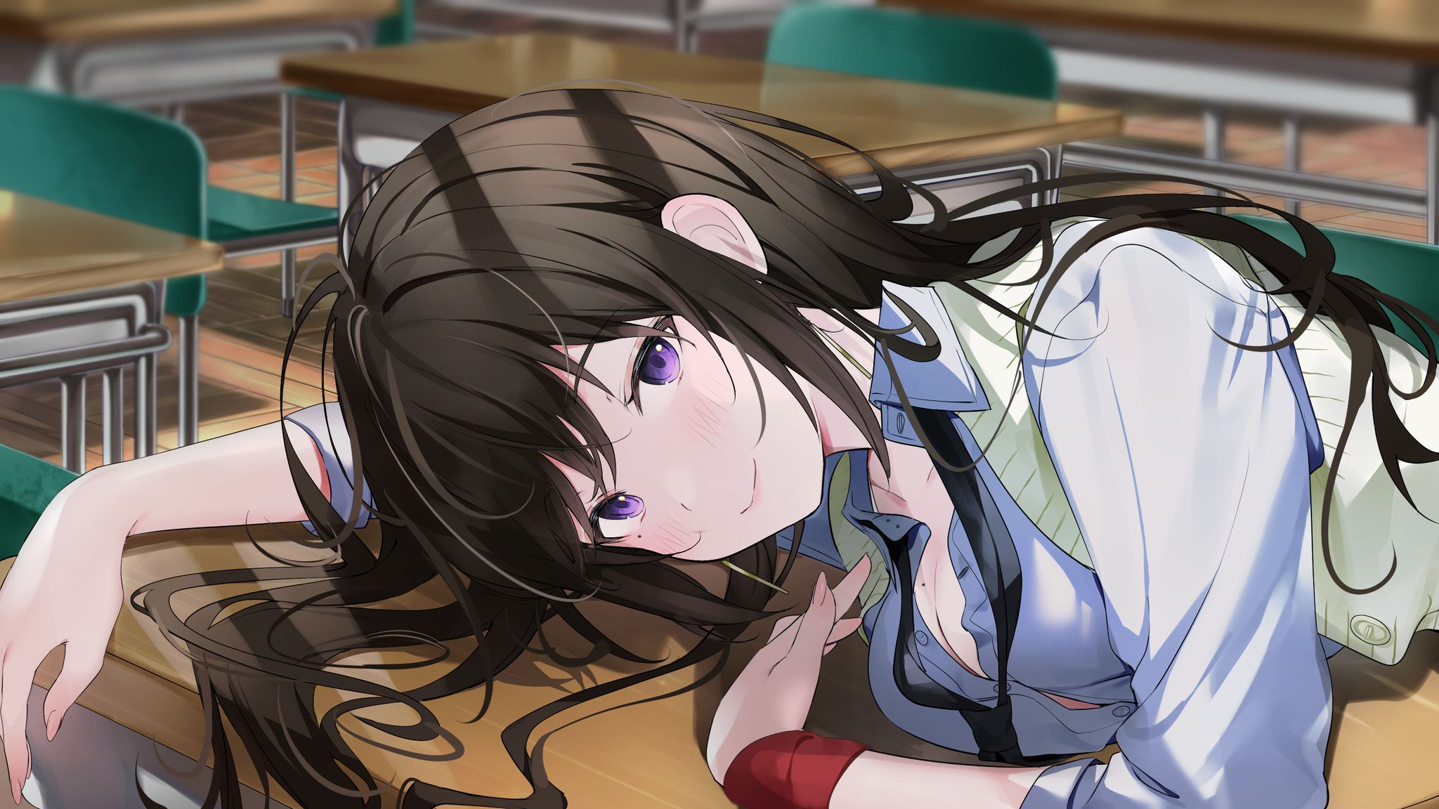 4Gamer on Twitter: "PS4/Switch「経験ゼロなクラスメイト」の公式サイトがオープン。恥ずかしがり屋のヒロイン・星名理沙との恋愛を描くアドベンチャーゲーム https ...