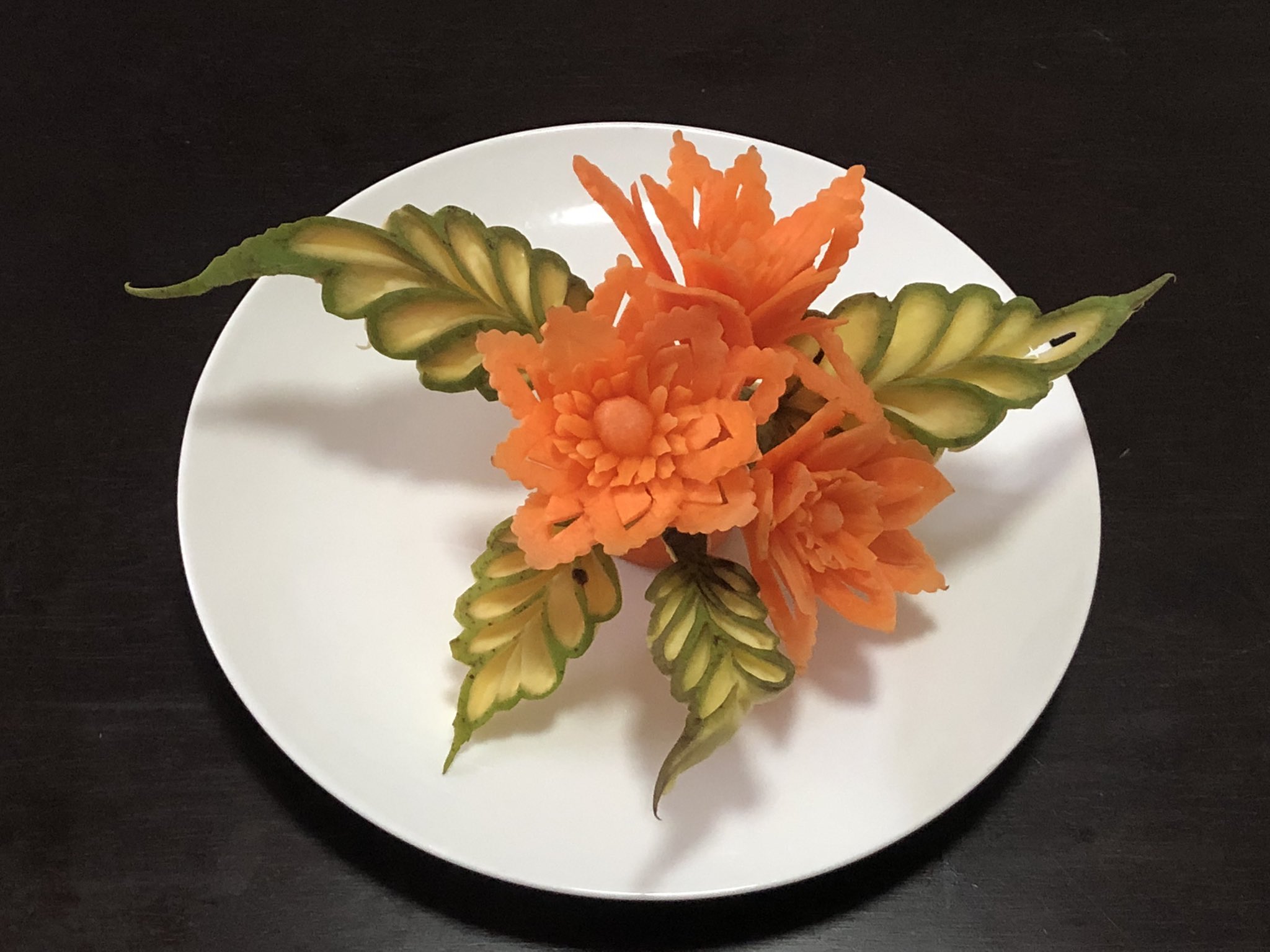 Carrot Flowers Garnish