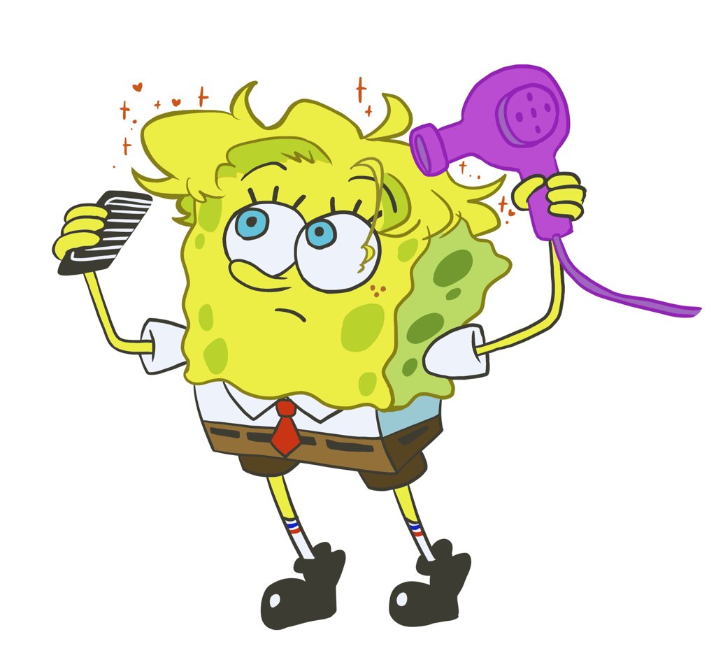「Spongebob Hair 」|ᴋɪᴘᴘᴇʀ ɢᴏᴏᴅʙʀᴇᴀᴋғᴀsᴛのイラスト