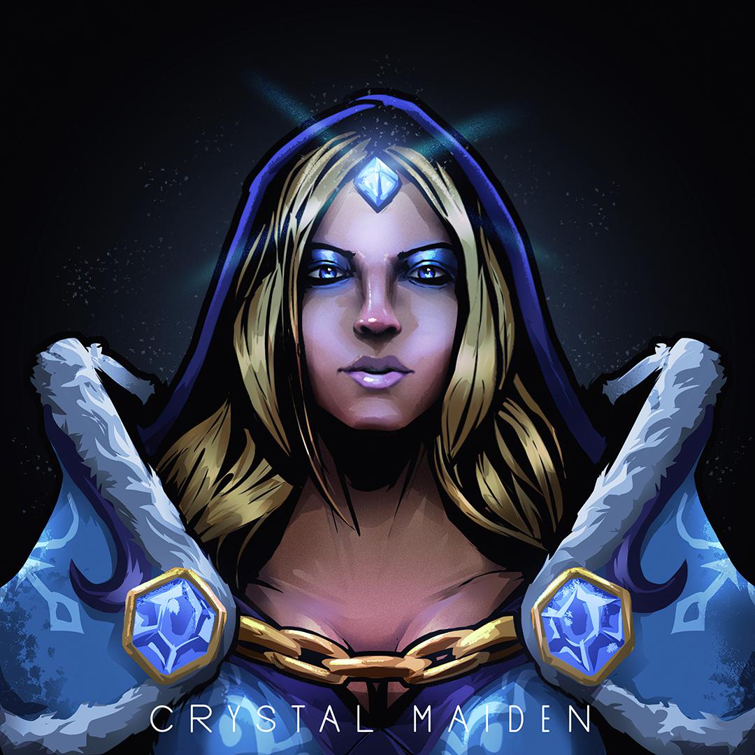 Dota 2 Crystal Maiden Fan Art