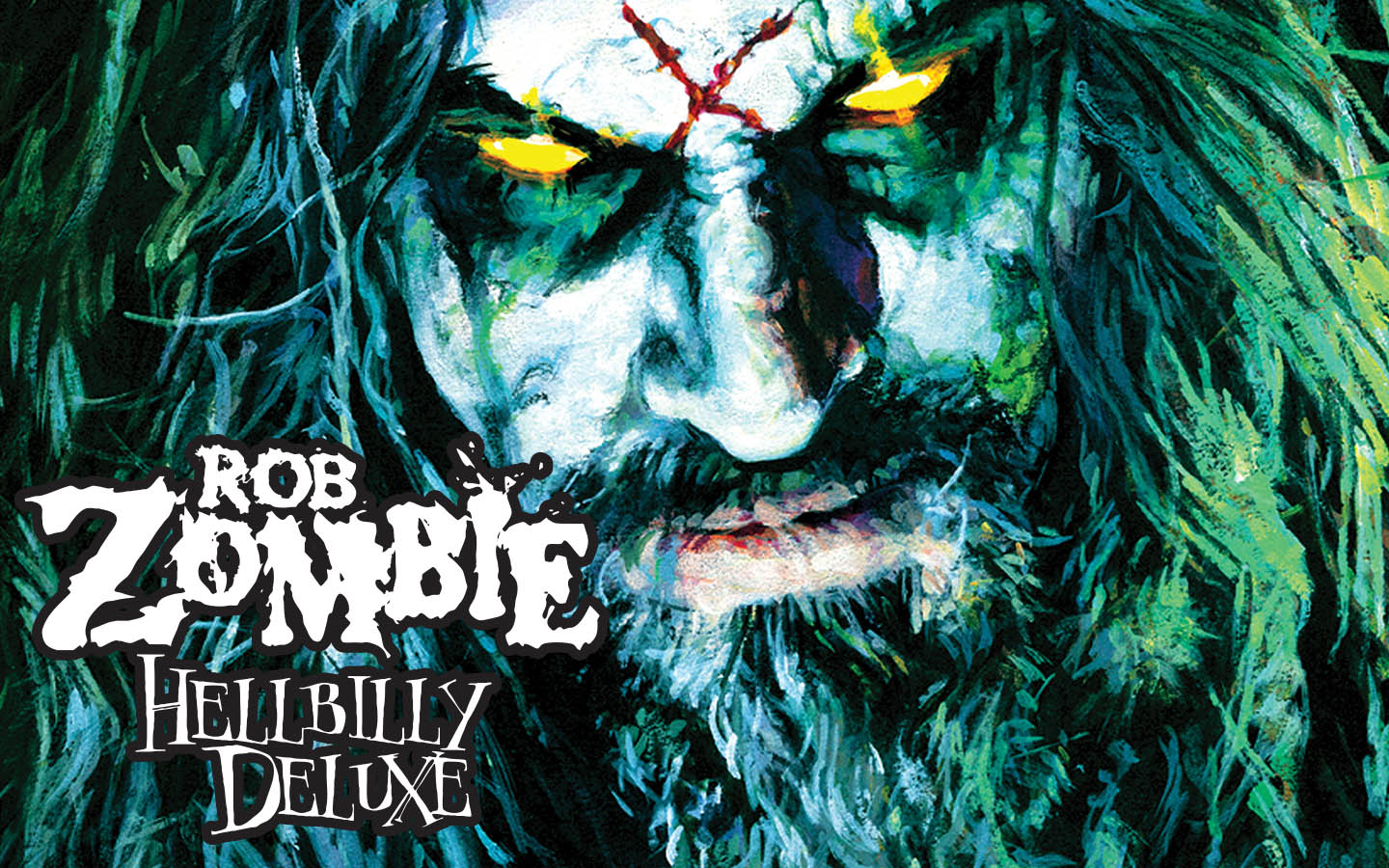 Rob Zombie Laptop Wallpaper ROB ZOMBIE Industrial Metal Heavy White
