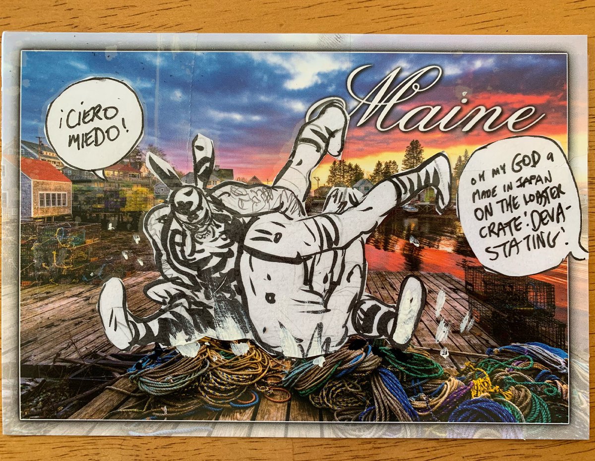 「More postcard art for friends! 」Daniel Warren Johnsonの漫画